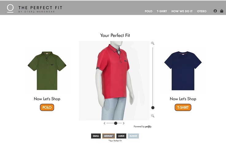 Otero Menswear Partners With Perfitly for AI Powered Virtual Fitting ...